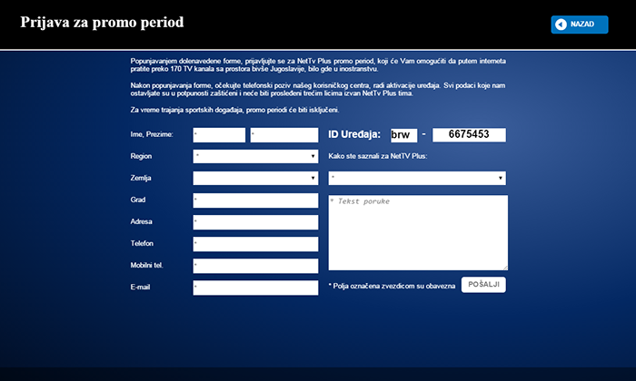 Web PlayerGlobal NetTV